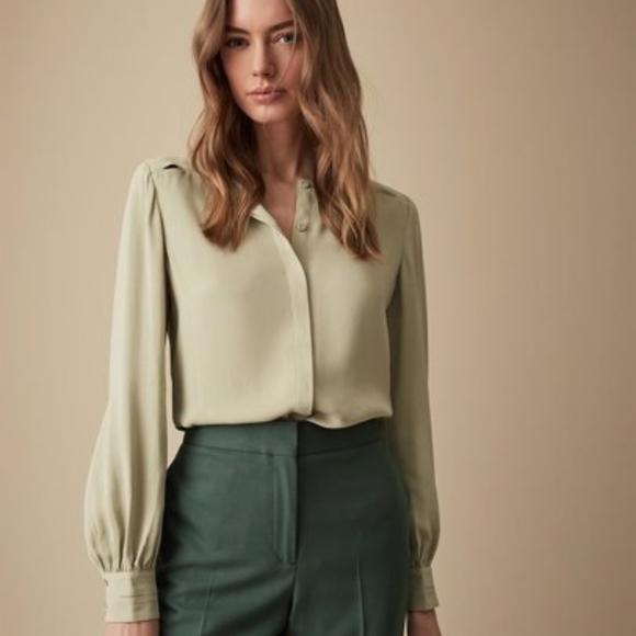 Reiss | Tops | Reiss Noa Cutoutdetail Blouse | Poshmark